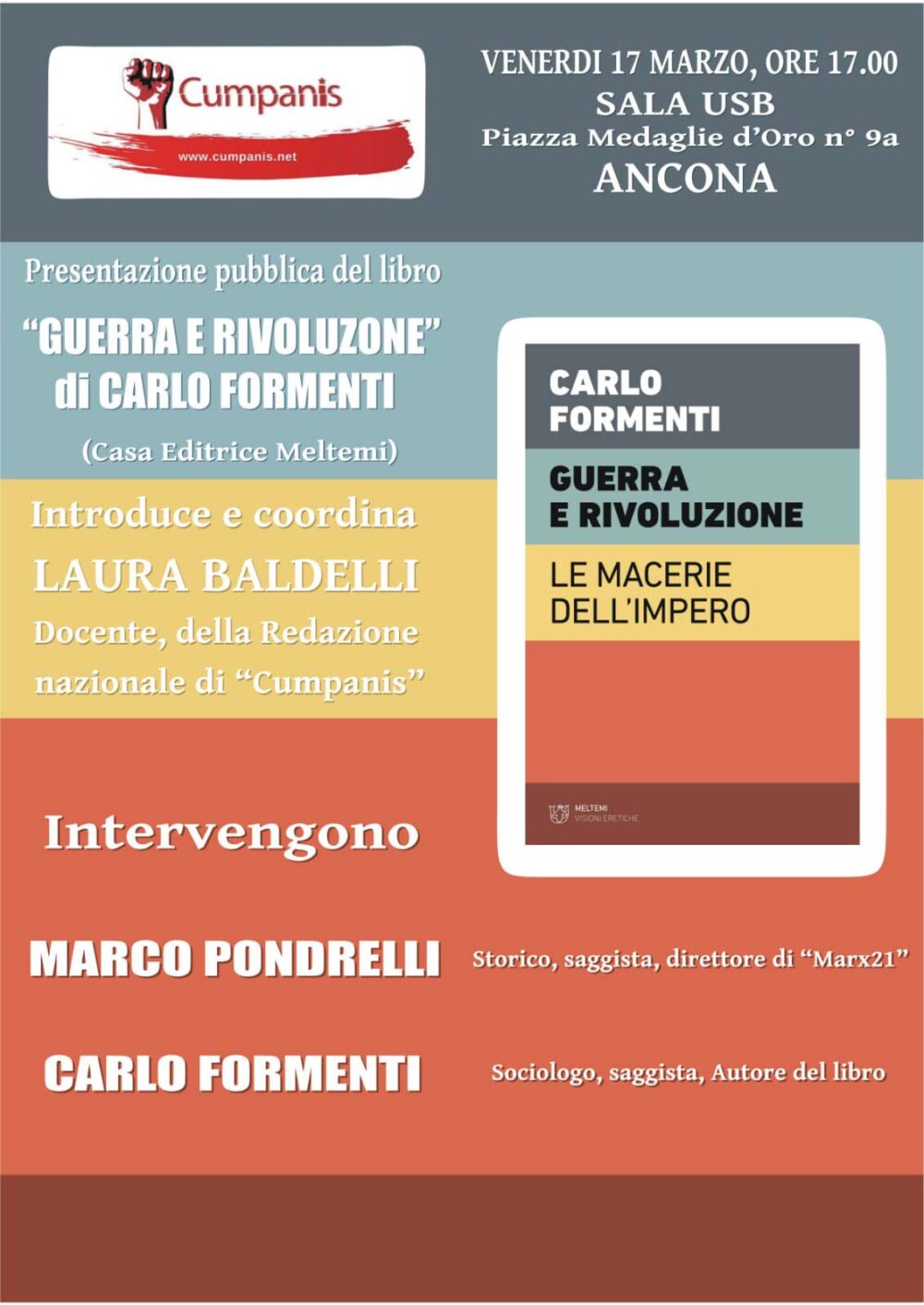 Presentazione pubblica del libro "GUERRA E RIVOLUZONE" di CARLO ...